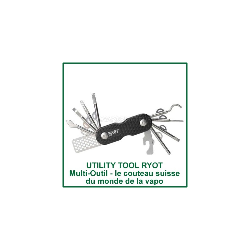 Utility Tool RYOT, L'outil multi-utilisation RYOT - Vaporisateur.net